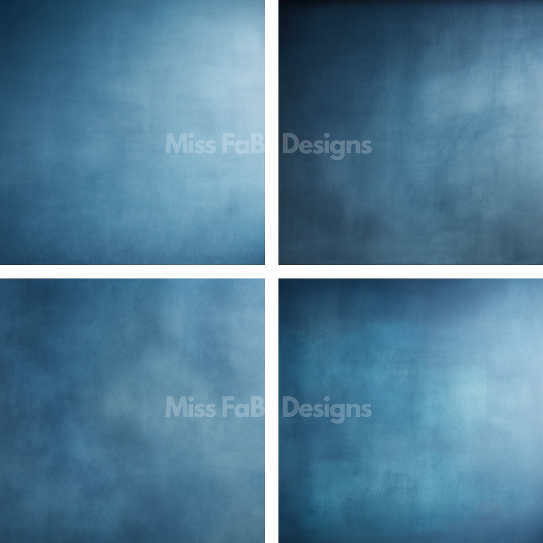 12 Old Master Digital Backdrops Textured Headshot Studio Blue ...
