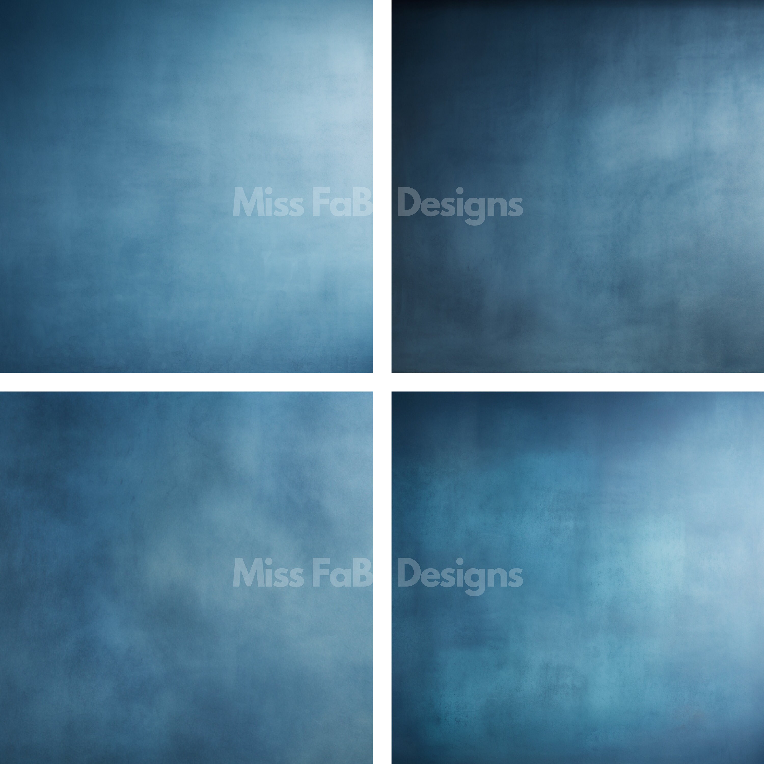 12 Old Master Digital Backdrops Textured Headshot Studio Blue ...