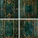 7 Emerald Opulence Digital Backdrops | Green Palace Wall Backgrounds ...