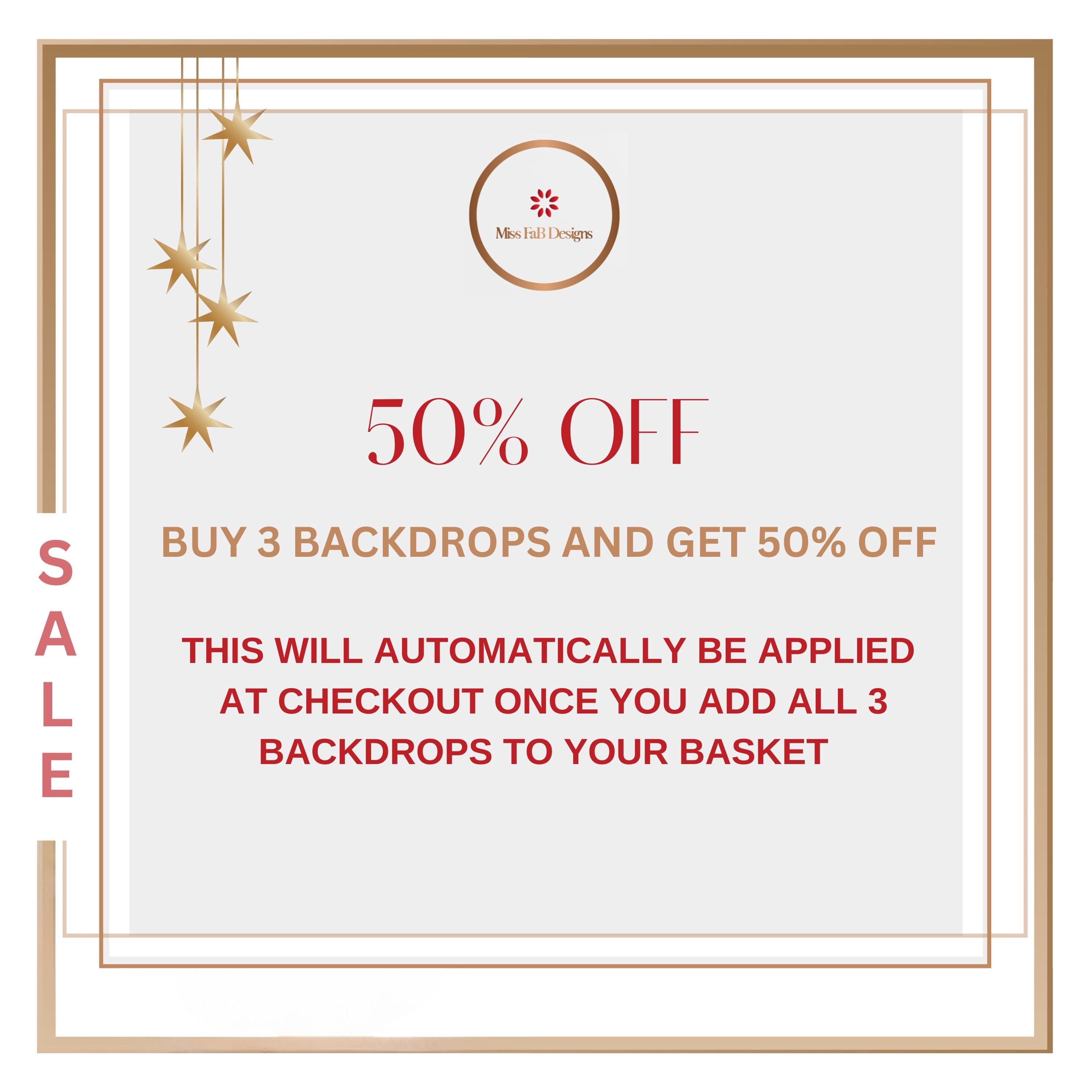 8 Aqua Theme Digital Backdrops Blue Painted Textured Background Moon ...