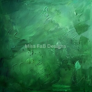 5 Green Painted Digital Backdrops | Hand Painted Texture Background ...