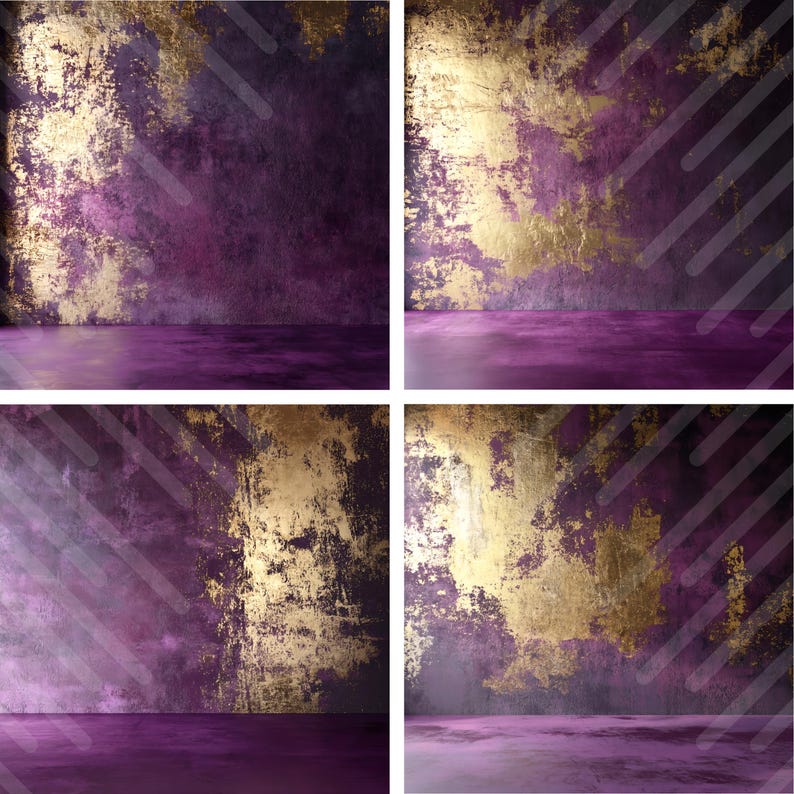 4 Amethyst Purple Old Master Backdrops | Purple Background| Distressed ...
