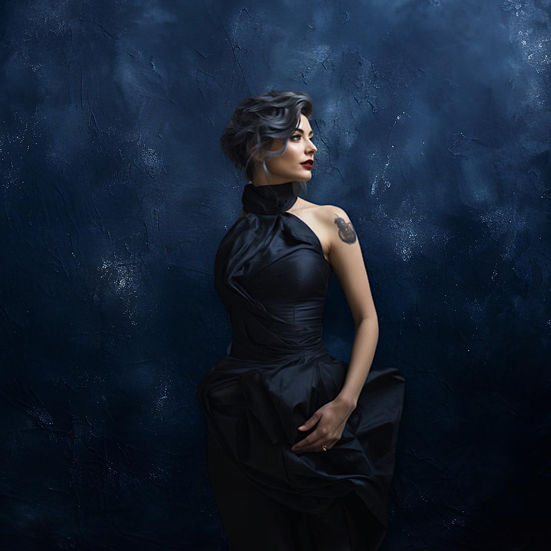 8 Navy Textured Digital Backdrops | Dark Blue Sweep Studio Background ...