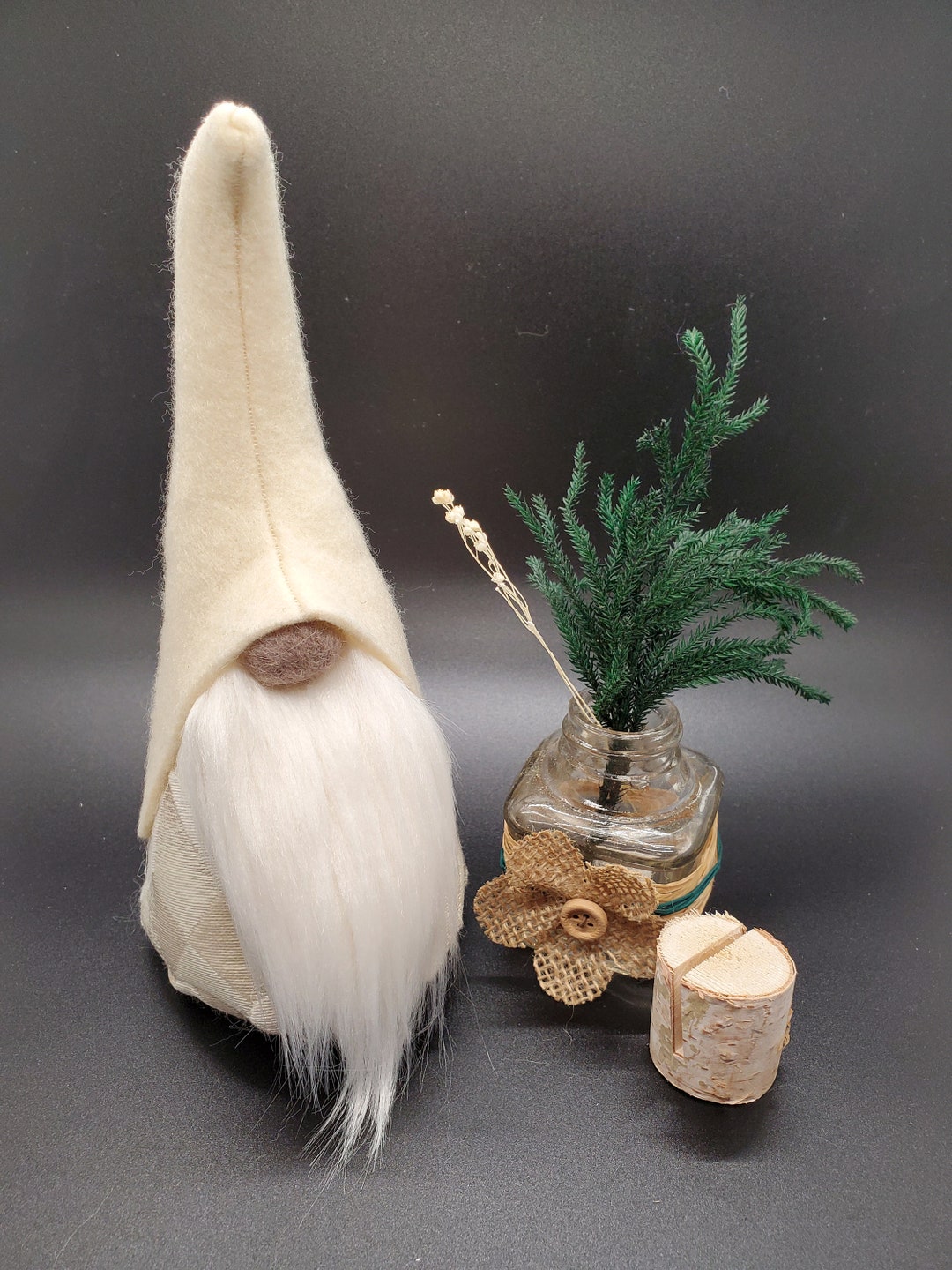 Winter Felt Gnome, Upcycled K-cups, Gift Ideas, Home Decorations ...
