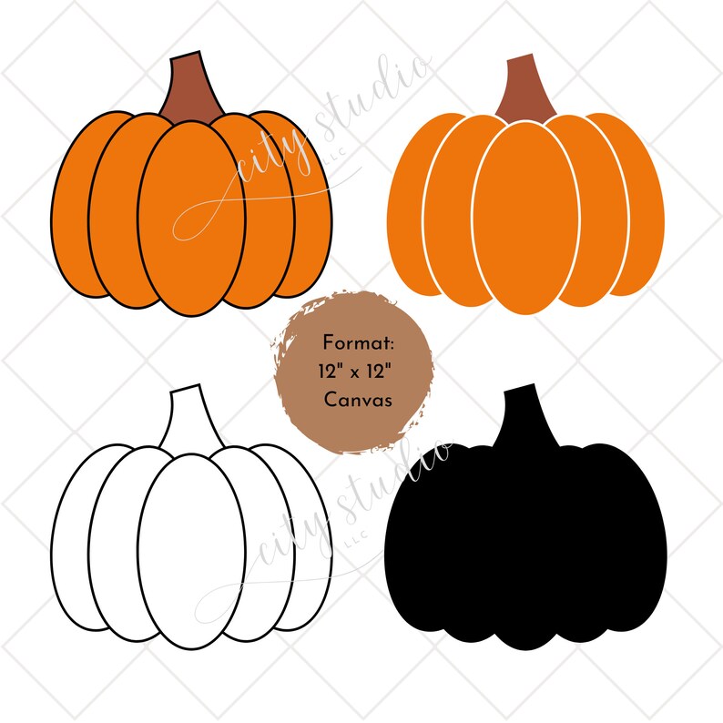Pumpkin SVG Clipart, Fall Svg Bundle, Jack O Lantern Svg, Fall Decor ...