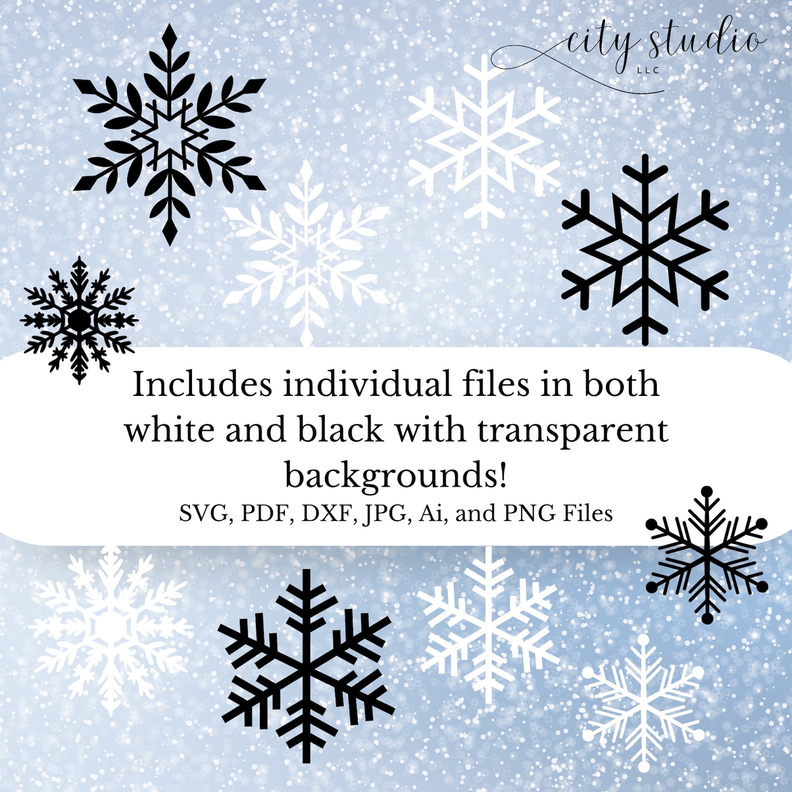 Snowflake Clipart Snowflake Clip Art Snowflake Png - Etsy