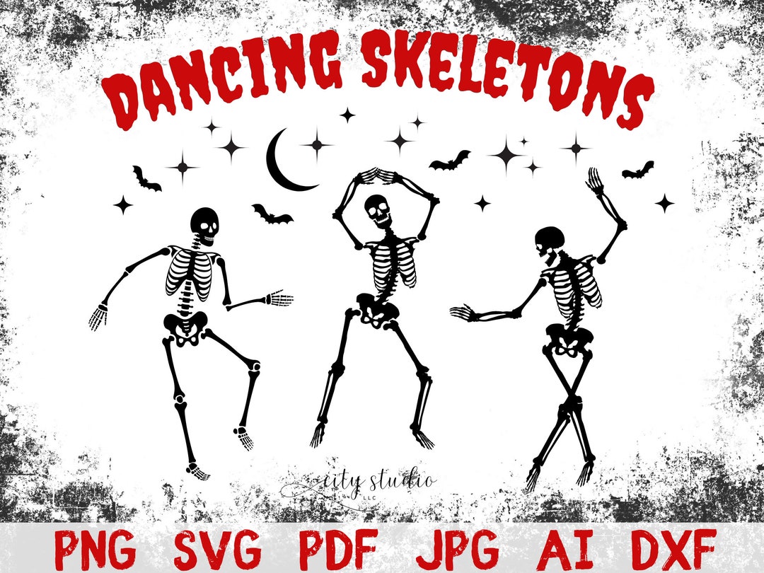 Dancing Skeleton, Skeleton Dance, Skeleton Png, Skeleton Svg, Skeletons ...