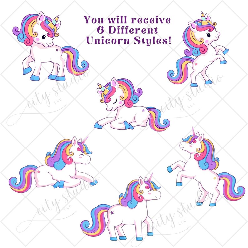 Unicorn Clipart Unicorn Clip Art Svg Unicorn Unicorn Svg - Etsy