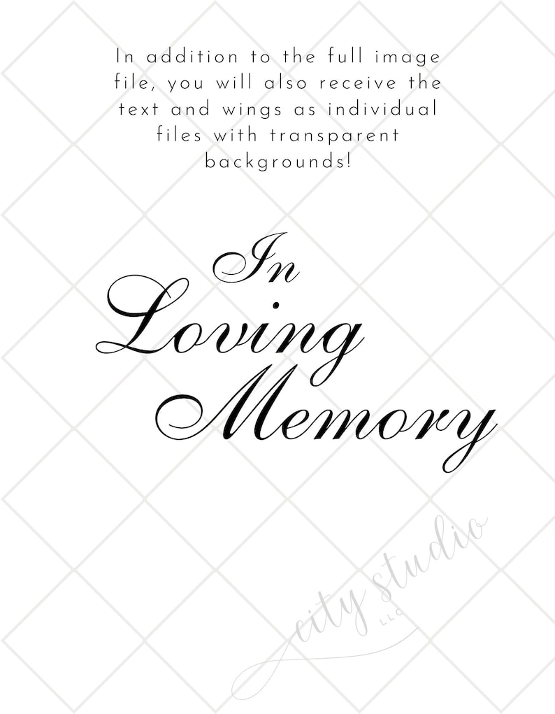 In Loving Memory, Loving Memory, in Loving Memory Svg, Angel Wing Svg ...