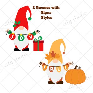 Garden Gnomes, Gnome Clipart, Gnome Clip Art, Gnomes Clipart, Fall ...