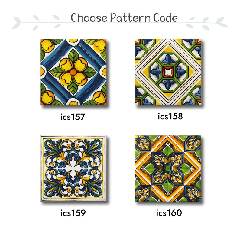 Handmade Patterned Mosaic Tiles, 10cm*10cm(4in*4in) Porcelain Tile ...