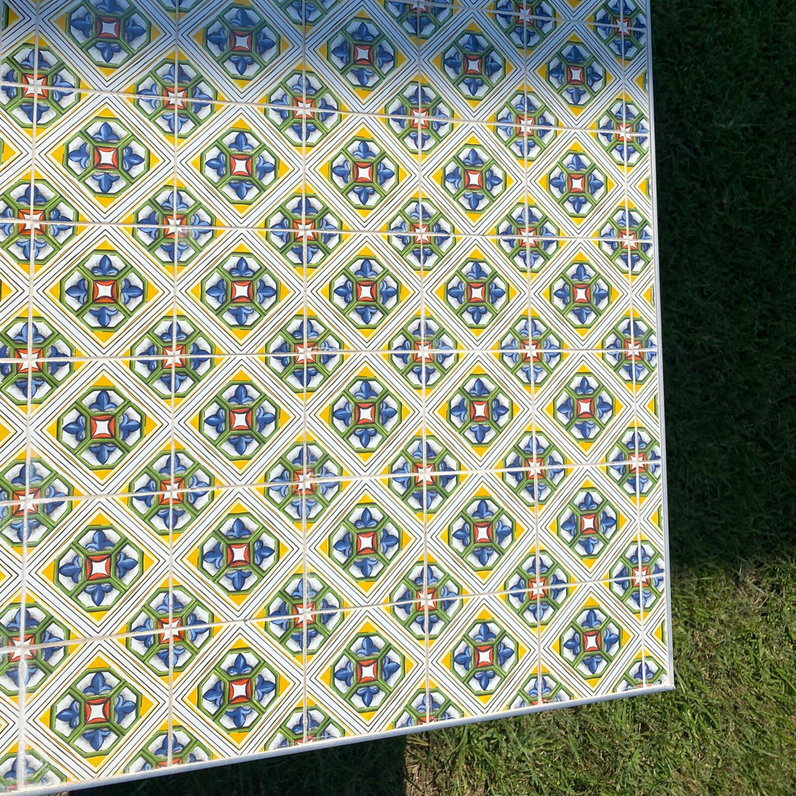 Handmade Patterned Mosaic Tiles, 10cm*10cm(4in*4in) Porcelain Tile ...