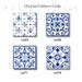 Blue Handmade Tiles, Decorative Floor Tiles, 10cm*10cm(4in*4in ...