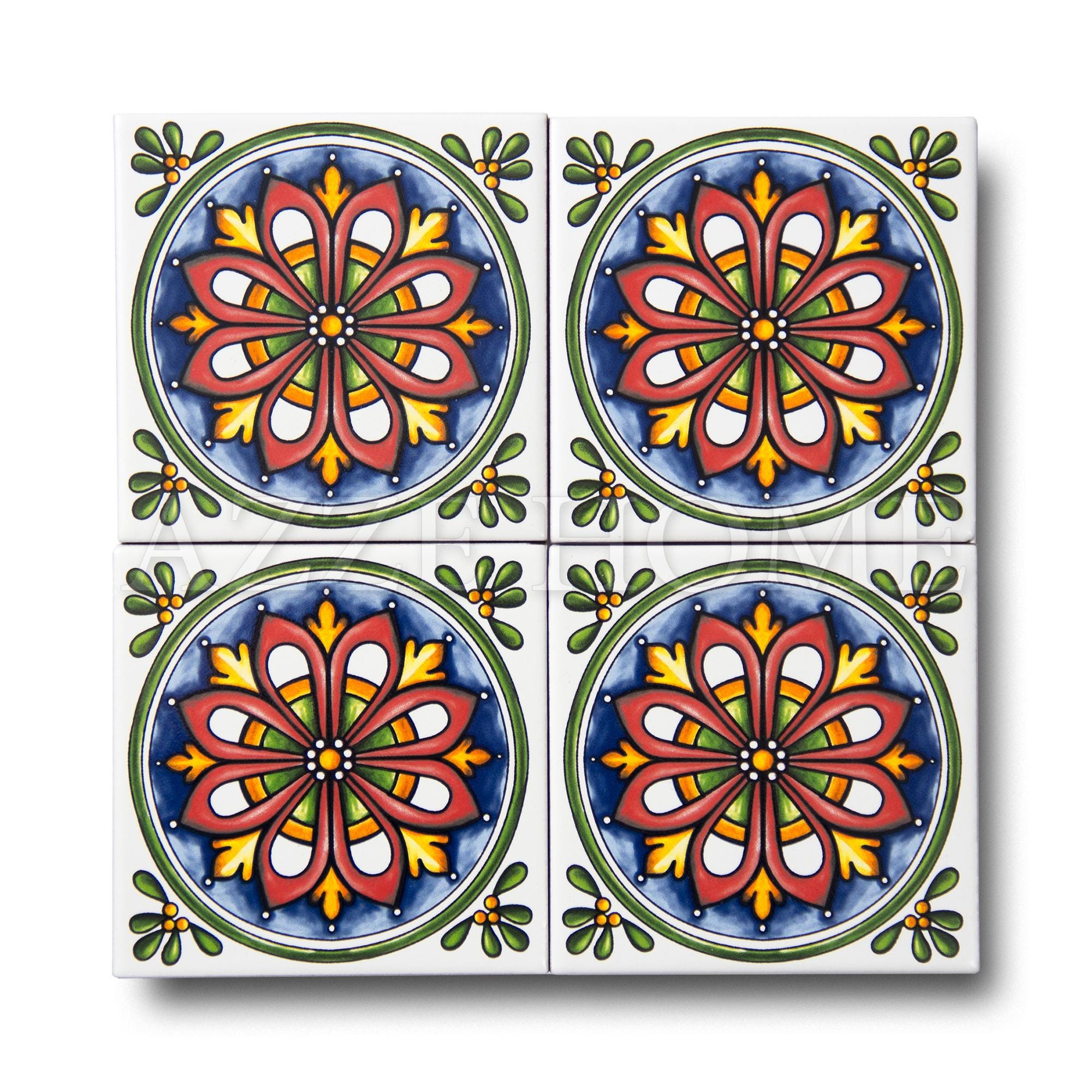 DIY Porcelain Tiles, Decorative Floor Tiles, 10cm*10cm(4in*4in ...