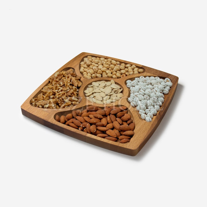 Large Square Nuts Tray Desgined With Beech Wood Square - Etsy