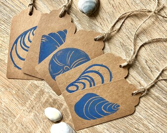 Seashell Tags - Etsy