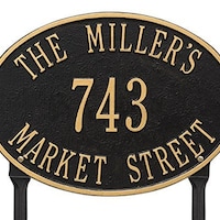 Pathways Custom Address Sign Reflective Driveway Marker Stake Set of ...