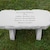 Custom Medium Stone Bench Personalized Memorial Garden Decor - Etsy