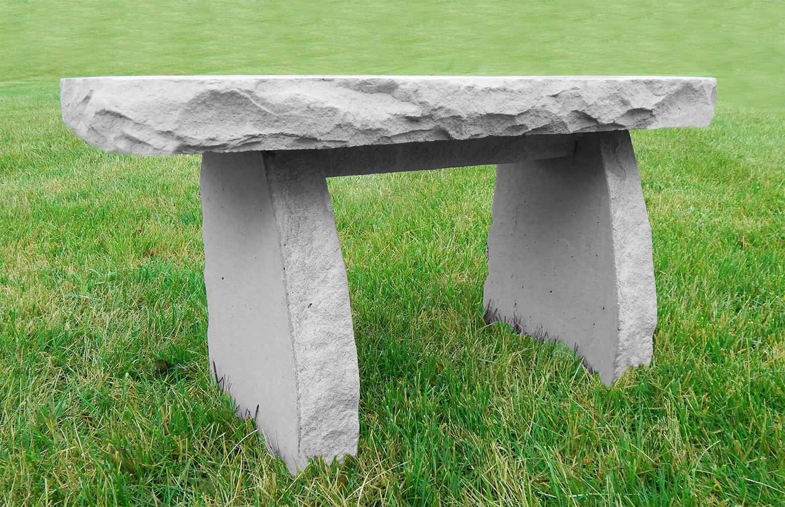 Custom Medium Stone Bench Personalized Memorial Garden Decor - Etsy