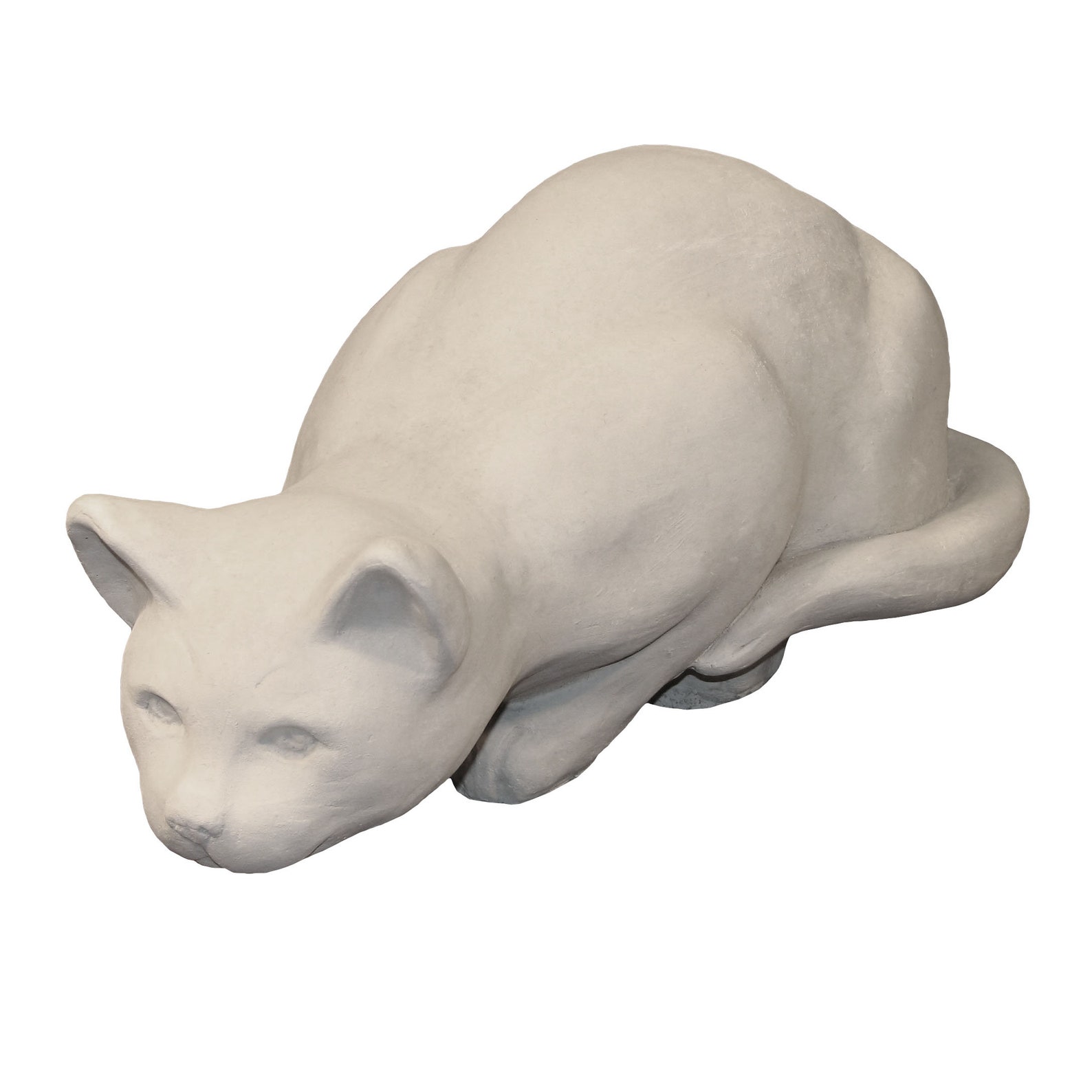 Nichols Brothers Small Crouching Cat Outdoor Concrete Garden Statue - Etsy