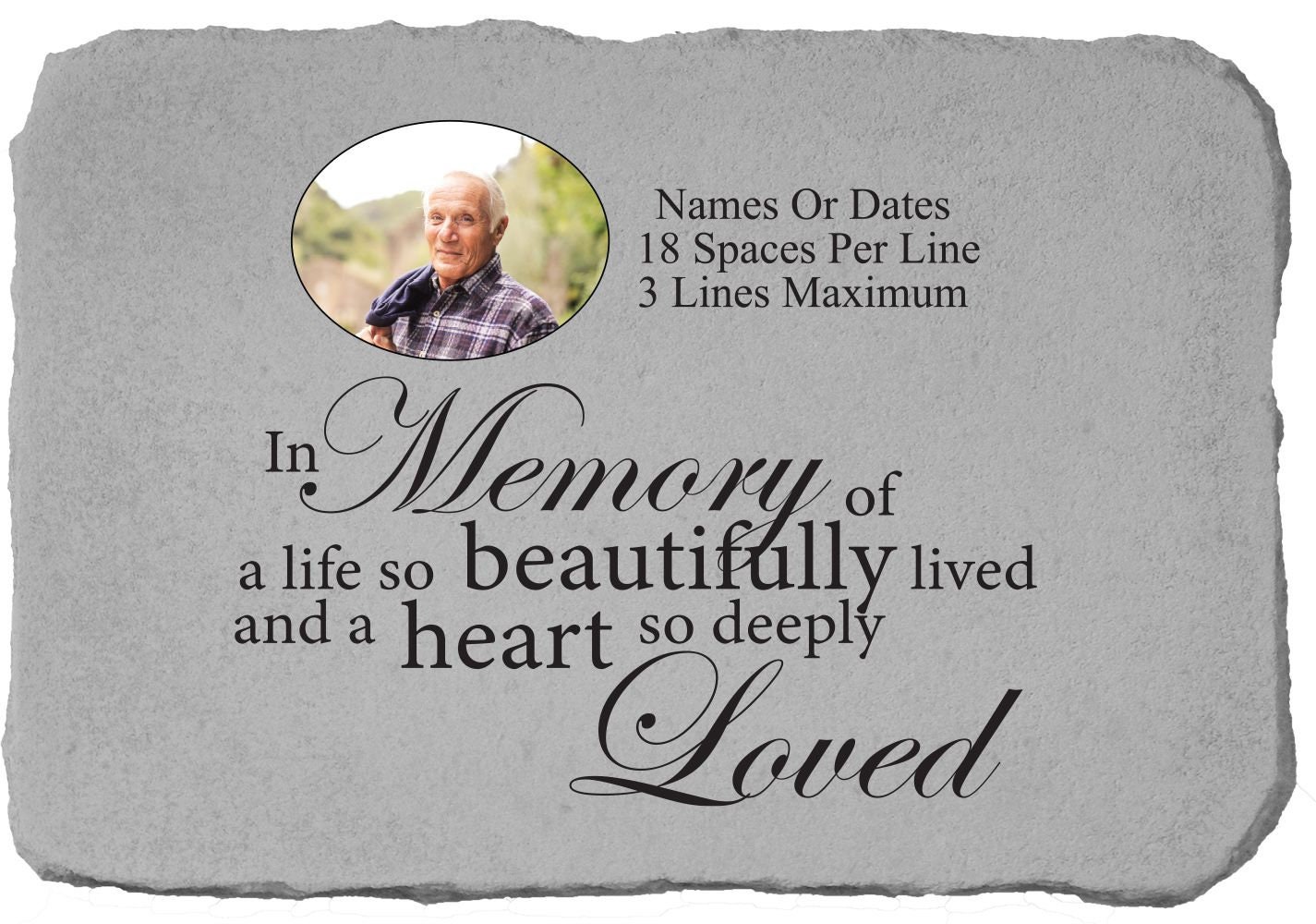 Personalized in Memory of a Life Custom Memorial - Etsy