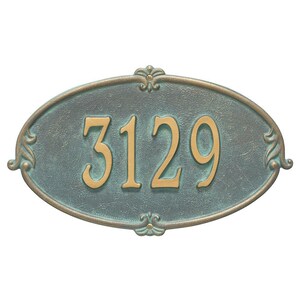 Monte Carlo Standard Wall Address Plaque 16"w X 10"h (1 Line) - Etsy