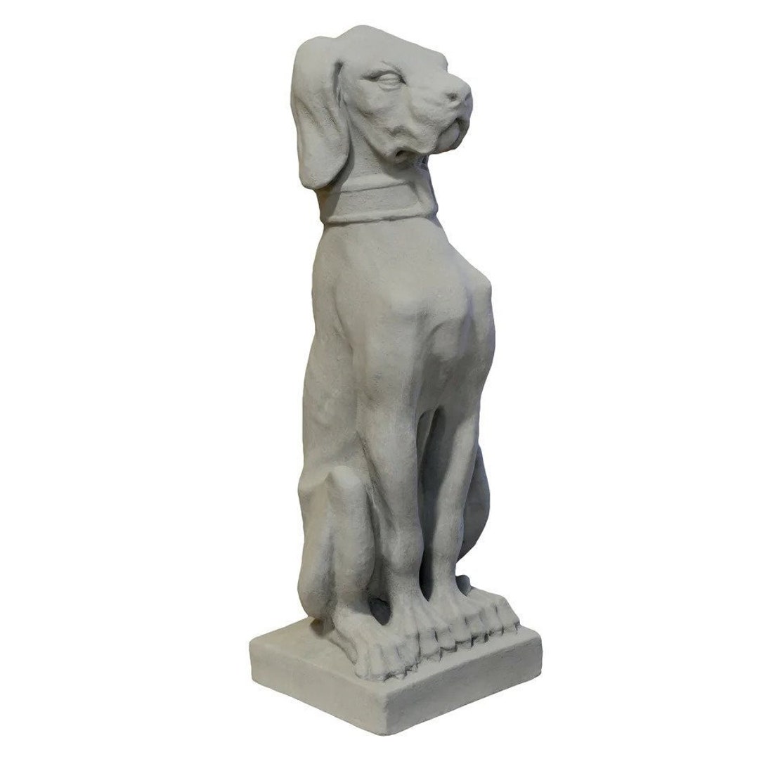 Nichols Brothers Hound Dog Gargoyle Outdoor Concrete Garden Statue 22 H ...
