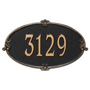 Monte Carlo Standard Wall Address Plaque 16"w X 10"h (1 Line) - Etsy