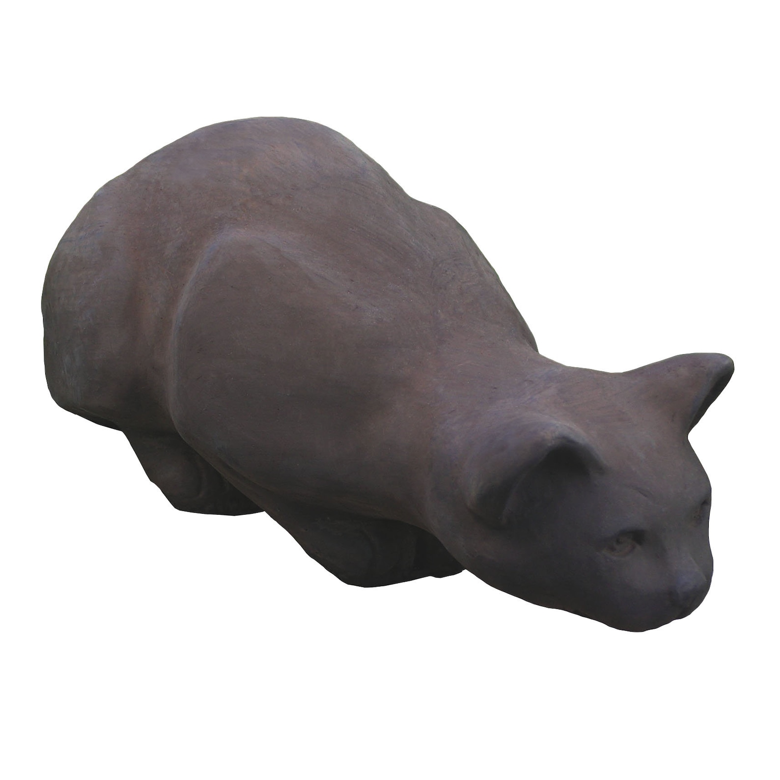 Nichols Brothers Small Crouching Cat Outdoor Concrete Garden Statue - Etsy