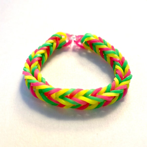 Fishtail Rubber Band Bracelet - Etsy