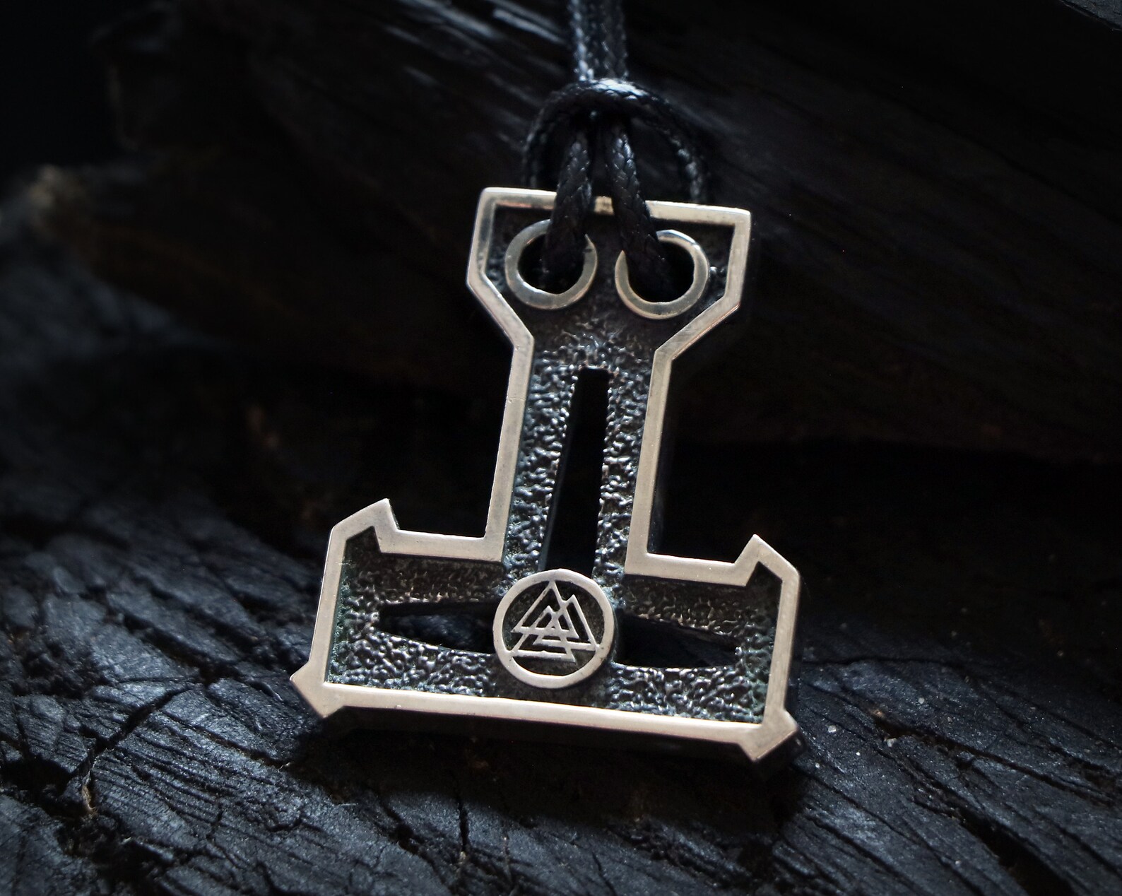 MJOLNIR Pendant BIG Size THOR Hammer Necklace Viking | Etsy