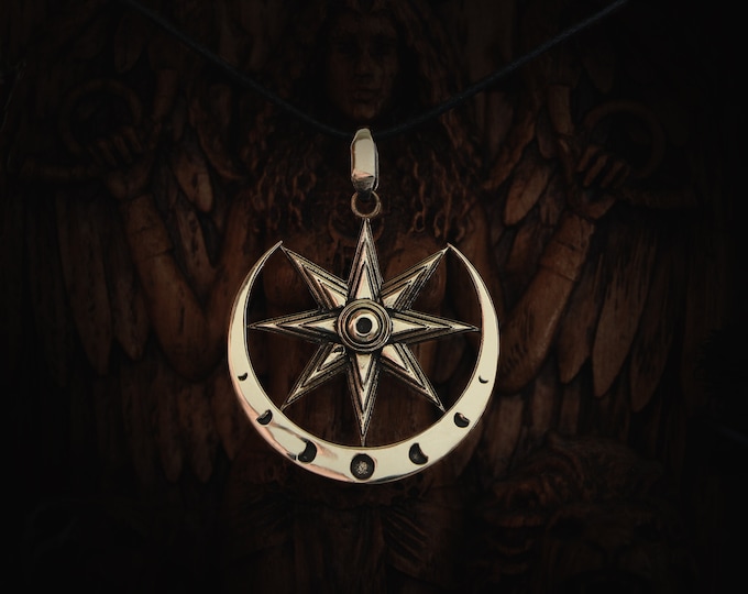 Star of Inanna 925 Sterling Silver Star of Ishtar Star of Inanna ...