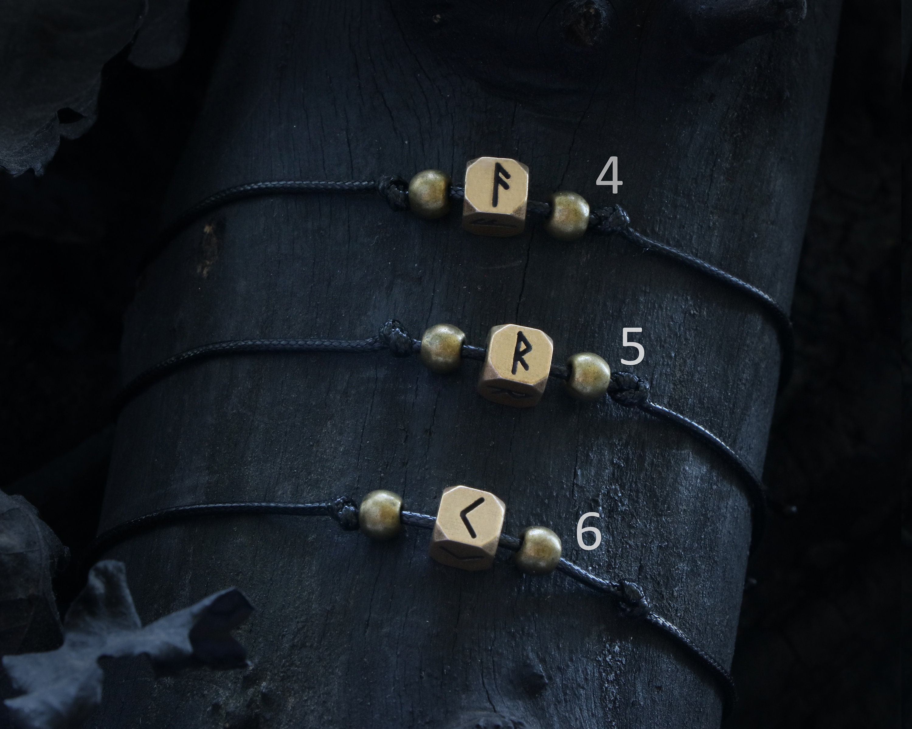 24 RUNE BRACELETS - Bronze - Viking Rune Bracelet - 24 Rune Bracelets ...