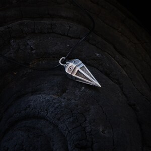 PENDULUM NECKLACE - Silver Plated Brass - 925 Sterling Silver - Bronze ...