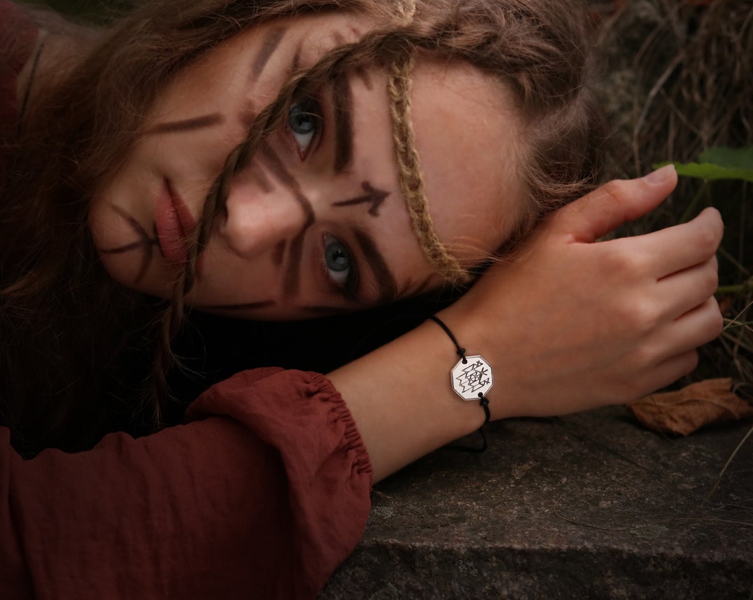 SCHUTZRUNEN ARMULETT Armband aus 925 Sterling Silber oder Bronze ...