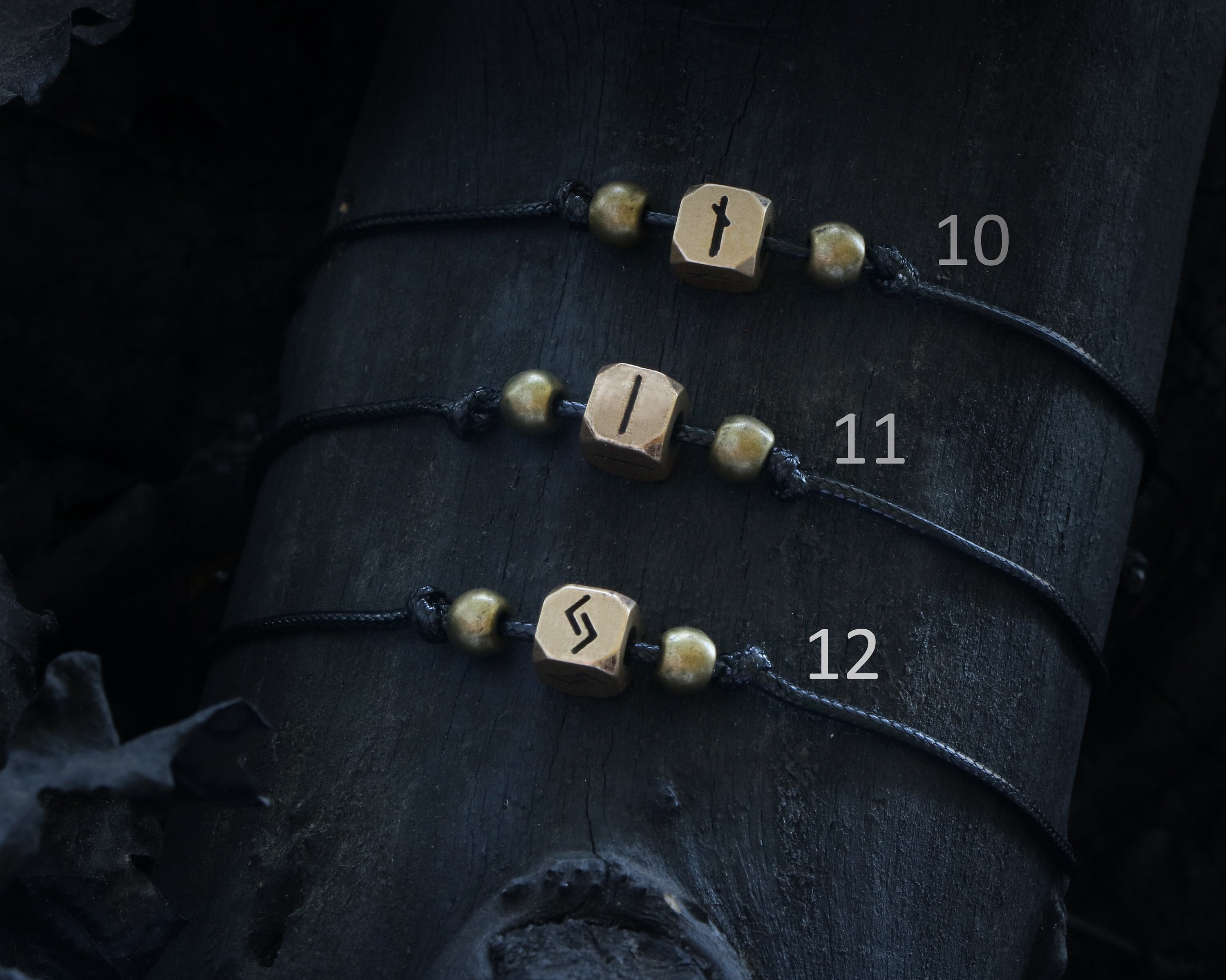 24 RUNE BRACELETS Bronze Viking Rune Bracelet 24 Rune - Etsy UK