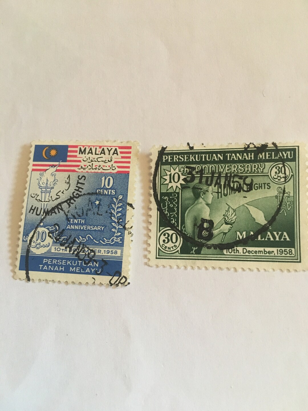 Malayan Federation/ Stamps - Etsy