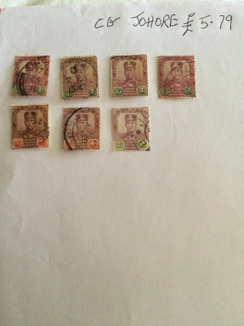 CG JOHORE Stamps - Etsy