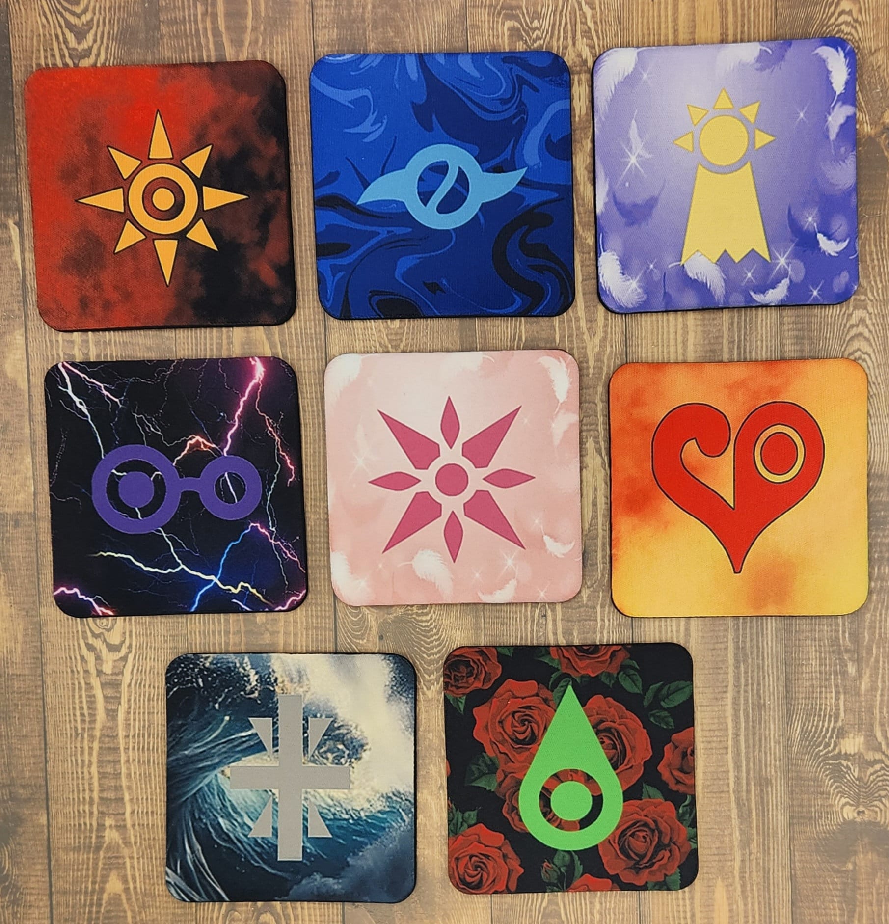 Digimon Crest Coasters - Etsy