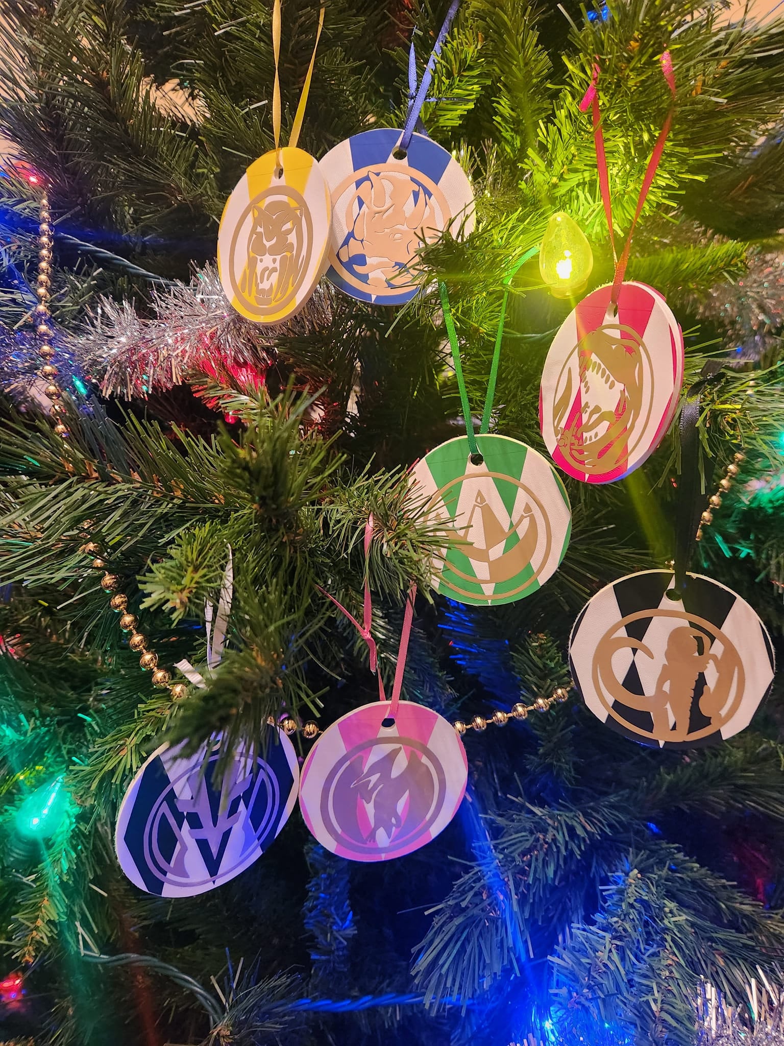 Power Rangers Christmas Ornaments - Etsy