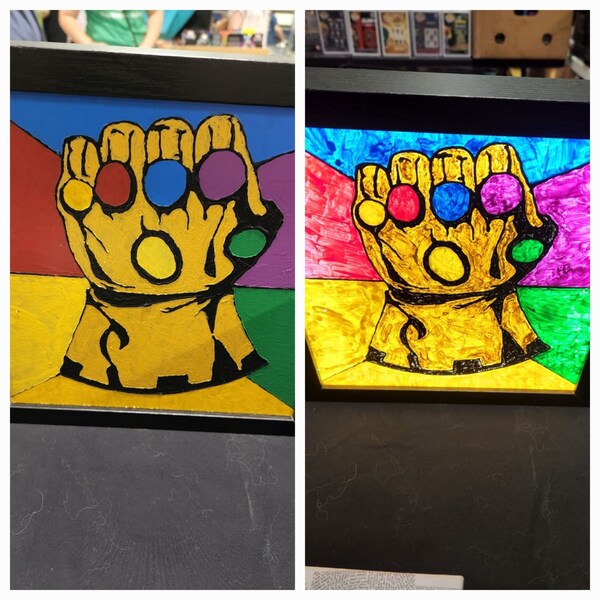 Stained Glass Shadow - Etsy