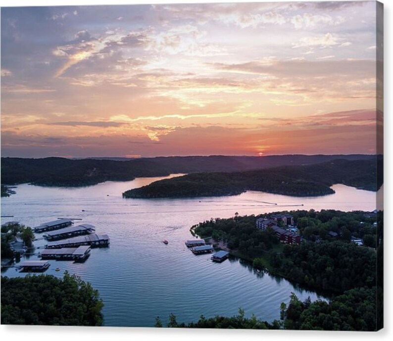 Table Rock Sunset on Canvas. - Etsy