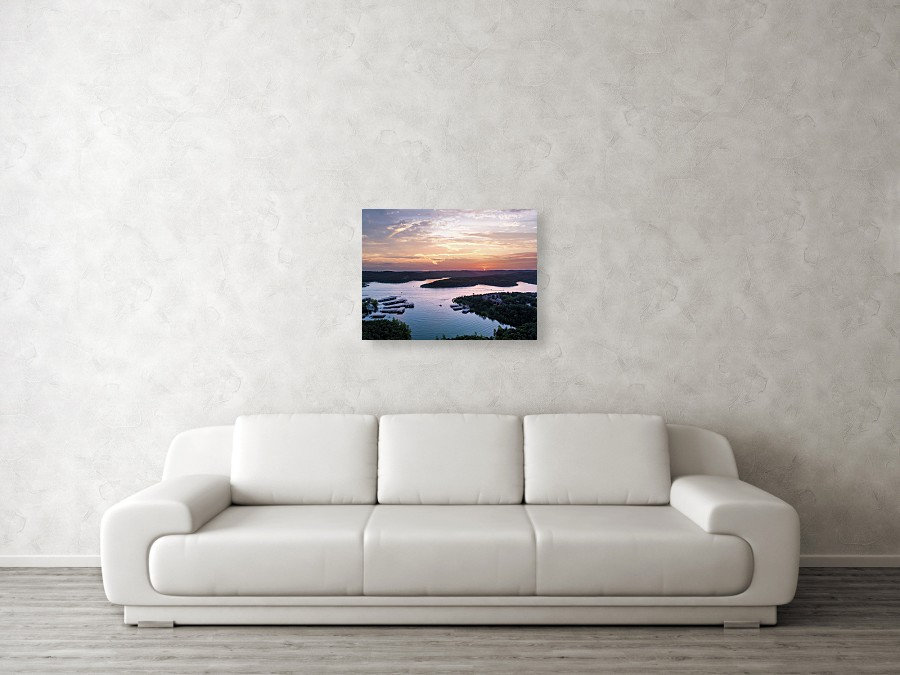 Table Rock Sunset on Canvas. - Etsy