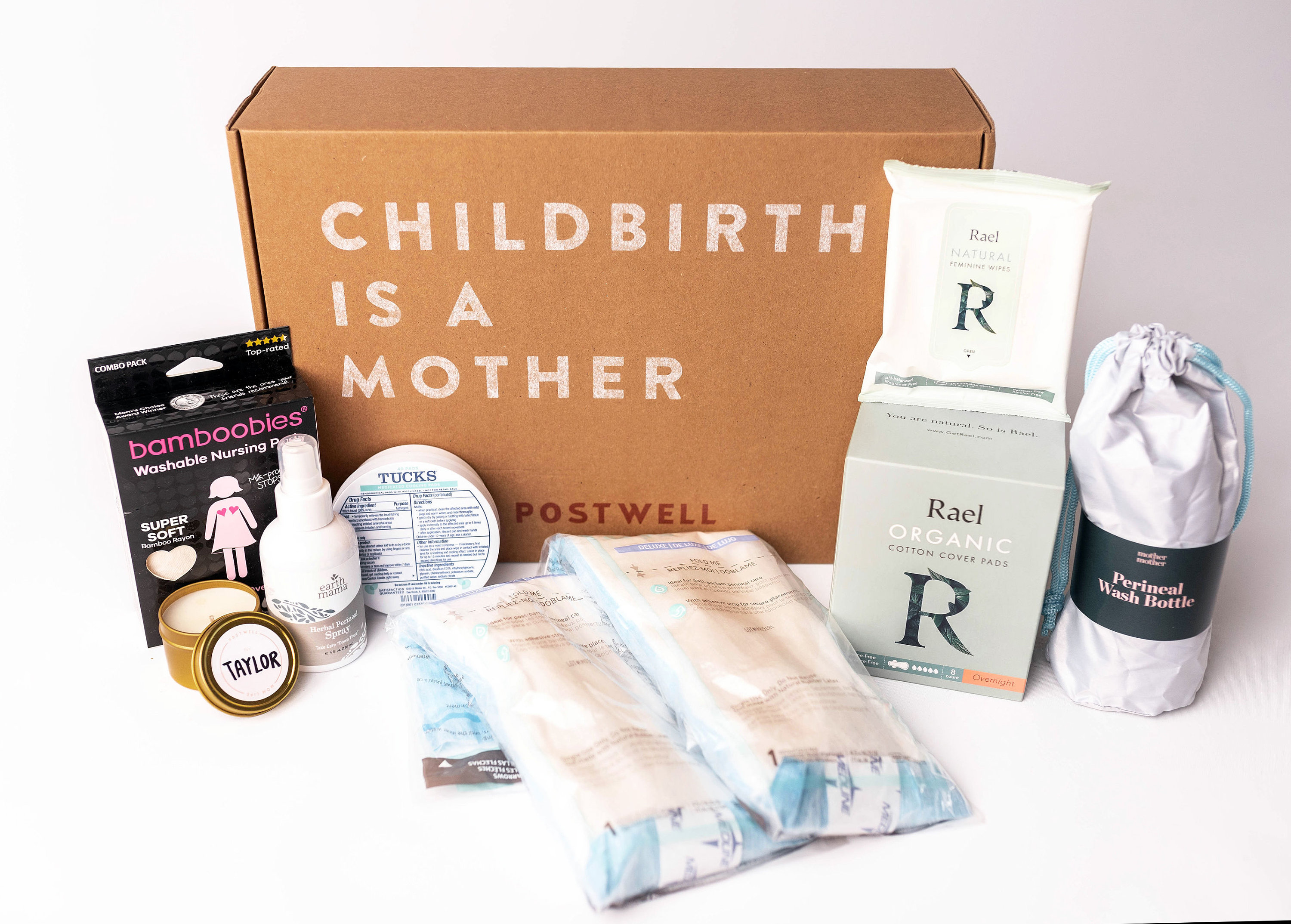 Postpartum Gift Box | New Mom Gift Basket | Self Care Kit for Her ...