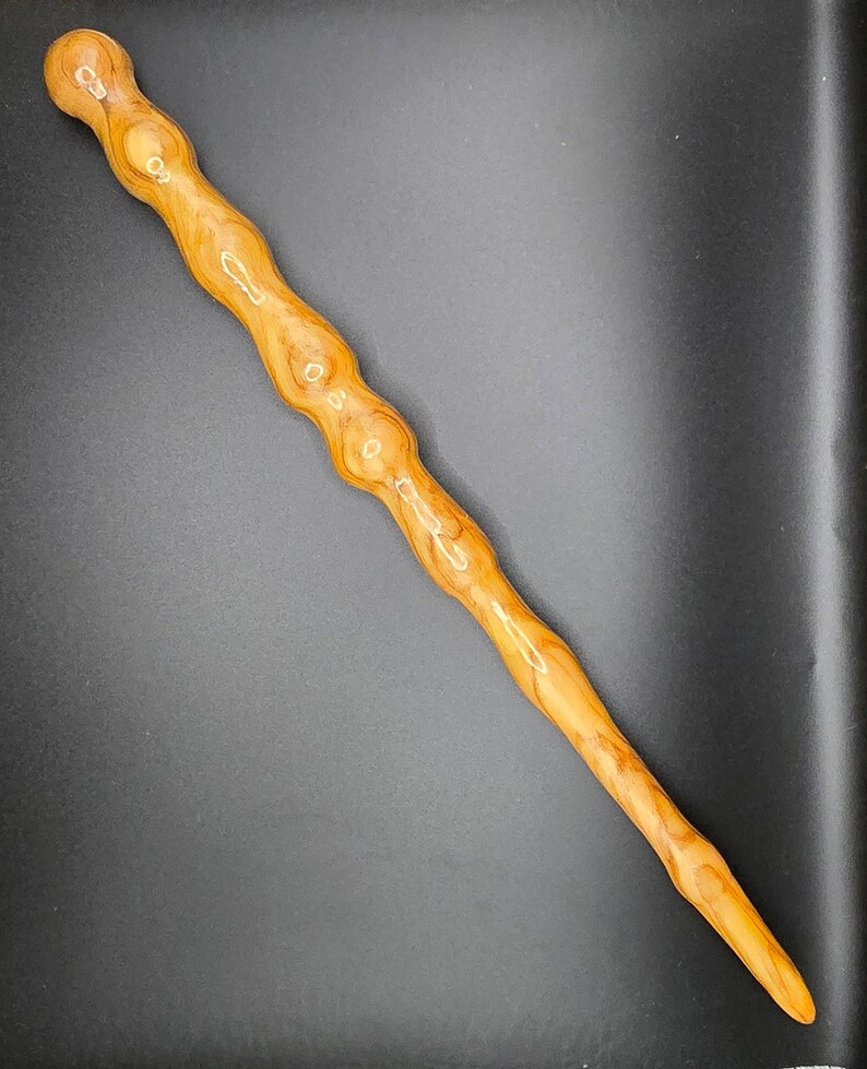 Handmade Olive Wood Wand | Handcrafted Magic Wand | Hardwood Wizard ...