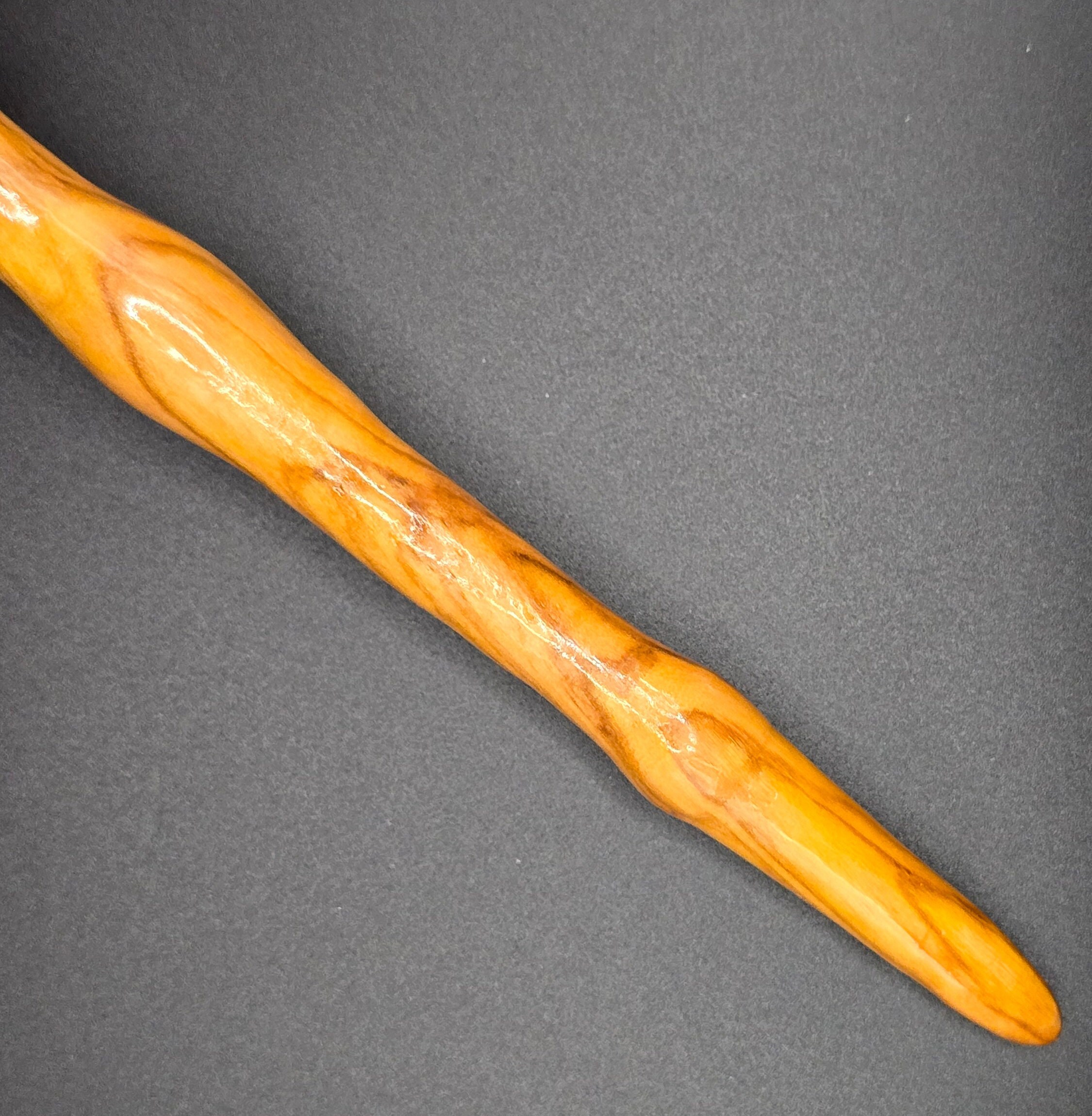 Handmade Olive Wood Wand | Handcrafted Magic Wand | Hardwood Wizard ...