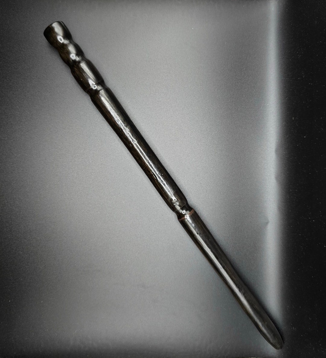 Handmade Ebony Wood Wand | Handcrafted Magic Wand | Hardwood Wizard ...