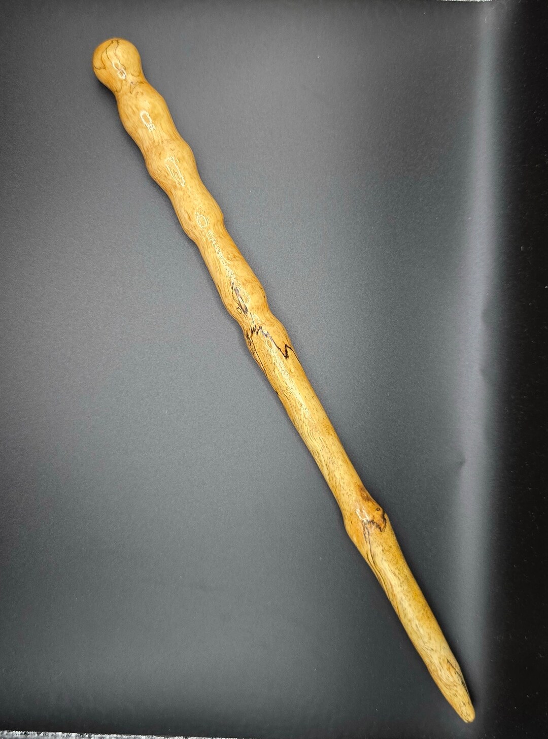 Handmade Spalted Tamarind Wood Wand | Handcrafted Magic Wand | Hardwood ...