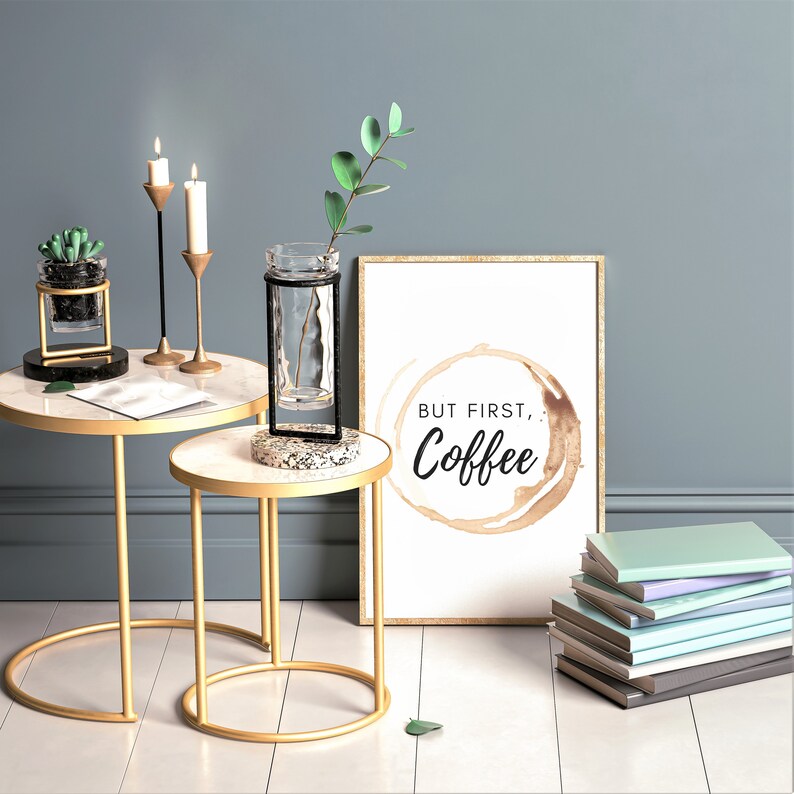 But First Coffee Print Coffee Poster Coffee Quote Print | Etsy