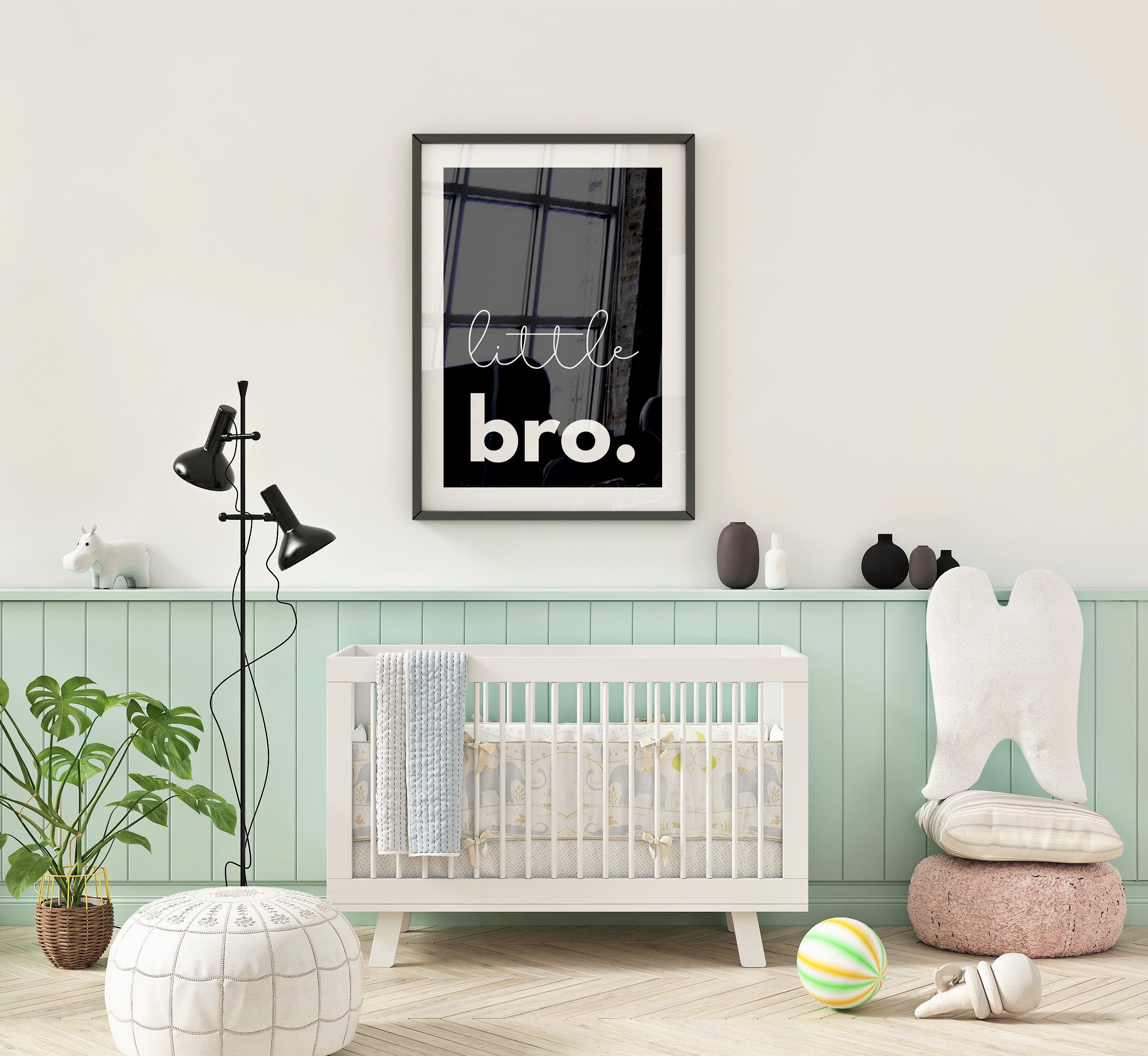 Little Bro Printable Digital Download Print Nursery Big | Etsy